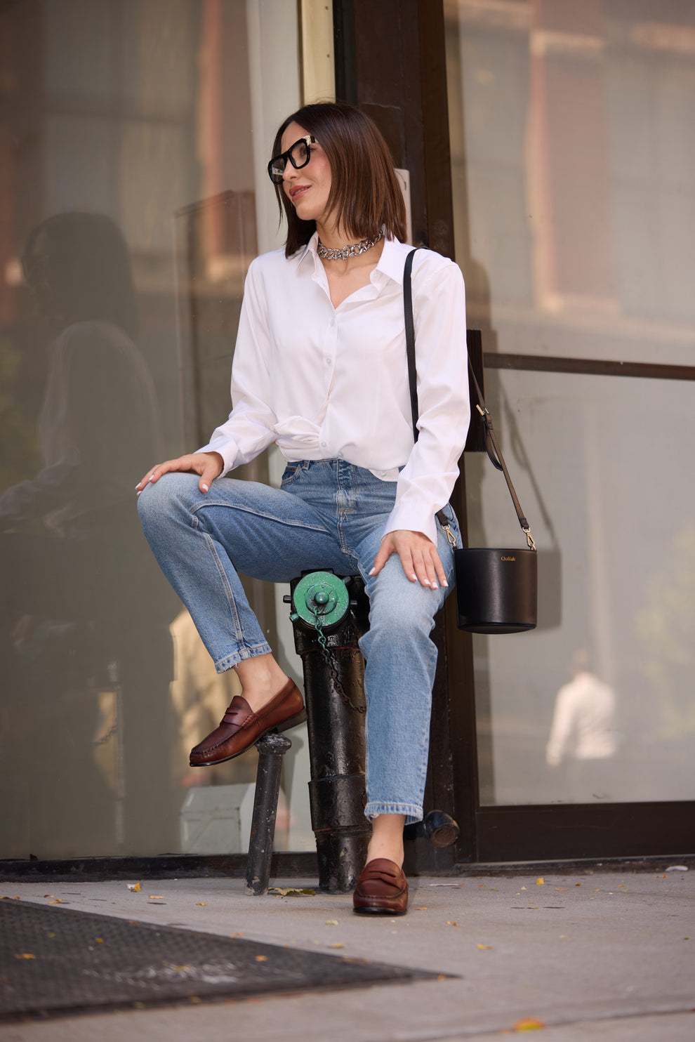 Reno – Brown Burnish Leather Classic Loafers – M. Aviann