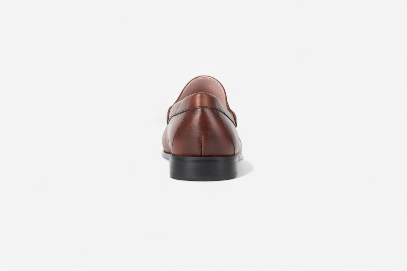 Reno – Brown Burnish Leather Classic Loafers – M. Aviann